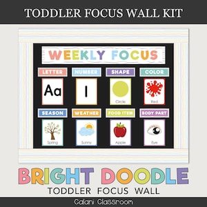Toddler Focus Wall Template, Toddler Learning Wall, Toddler Circle Time ...