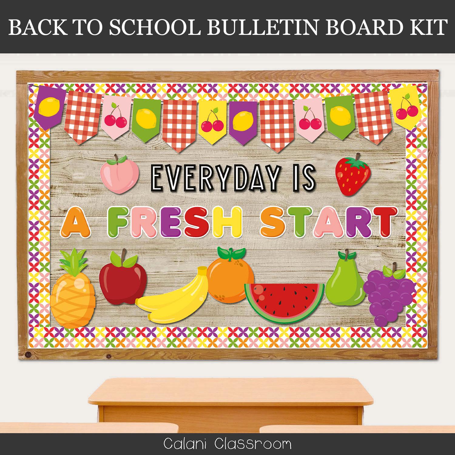 Fruit Bulletin Board Kit, Sweet Classroom Door Decor, Fruit Classroom ...