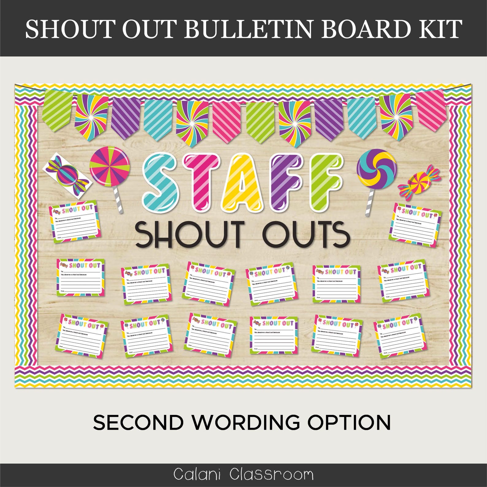 Staff Shout Out Bulletin Board, Staff Appreciation Bulletin Board ...