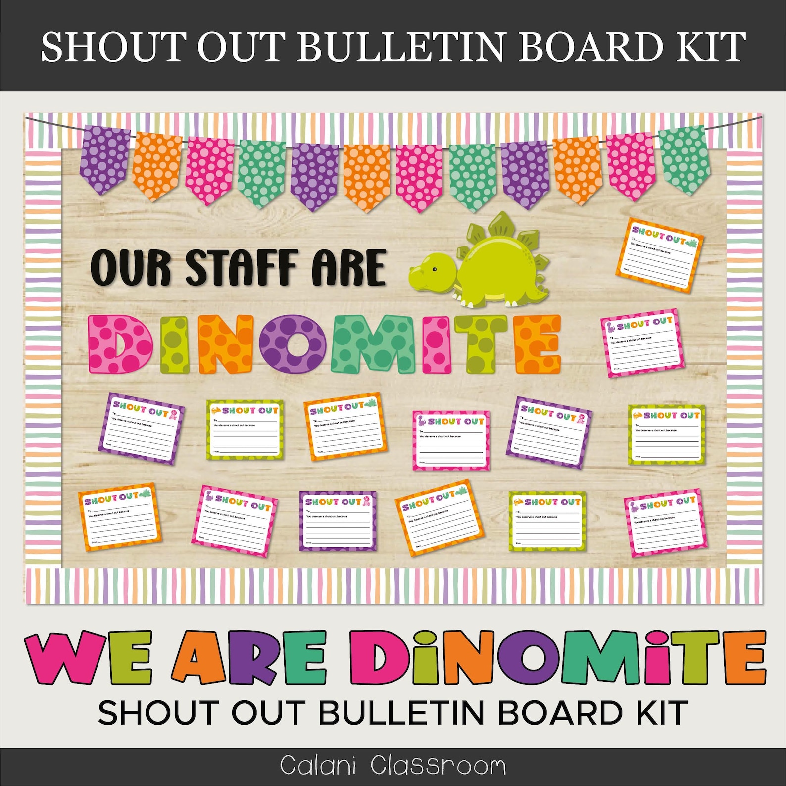 Staff Shout Out Bulletin Board, Staff Appreciation Bulletin Board ...