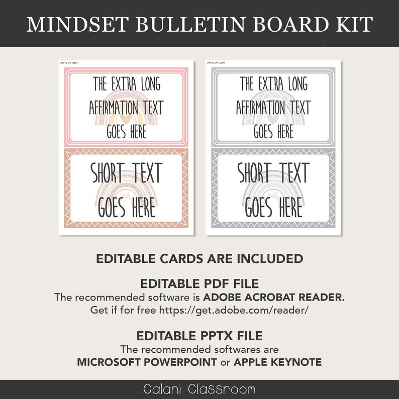 Growth Mindset Bulletin Board, Pastel Rainbow Classroom Display, Change ...