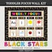 Toddler Focus Wall Template, Toddler Learning Wall, Toddler Circle Time ...