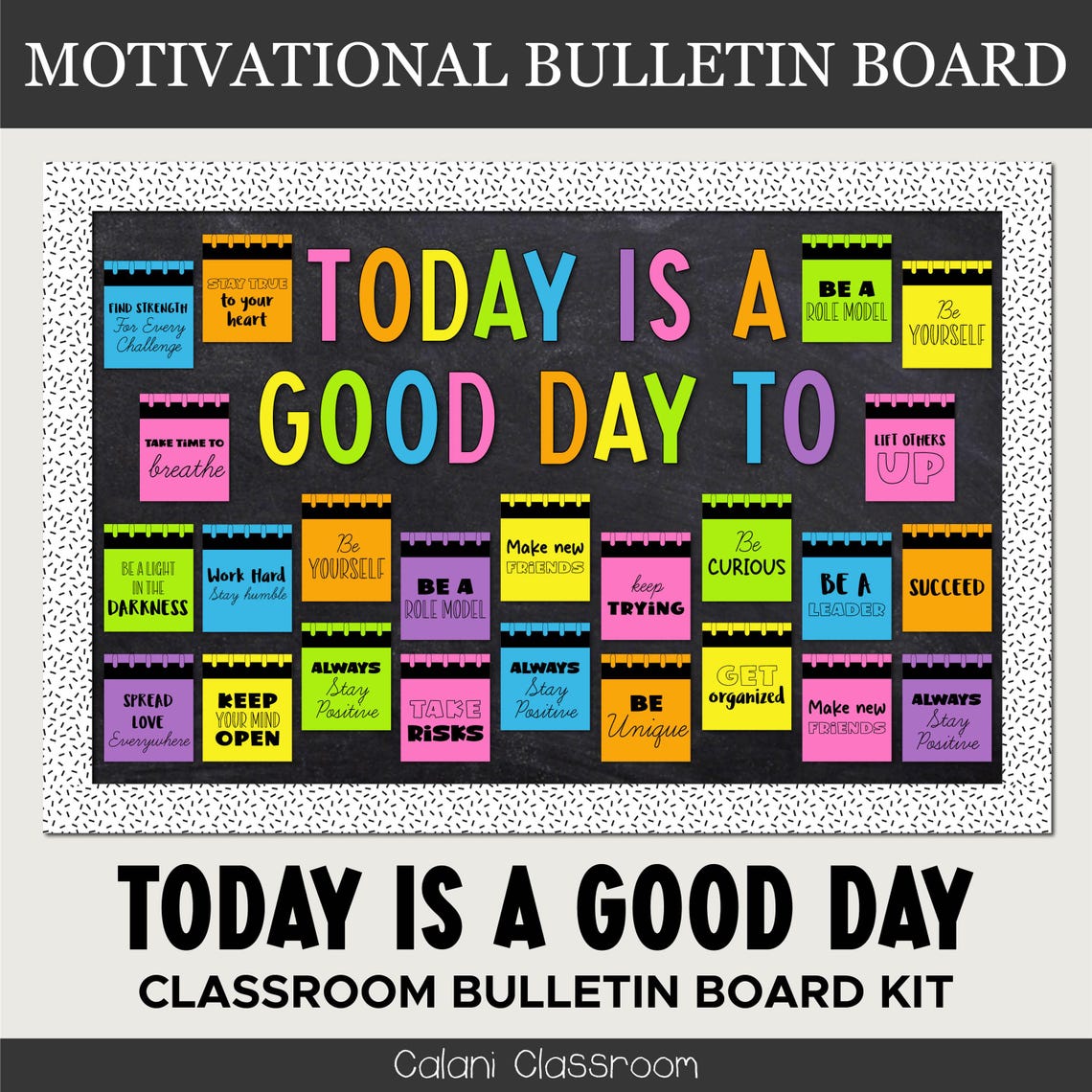Today is Good Day Bulletin Board Kit, Motivational Bulletin Board ...