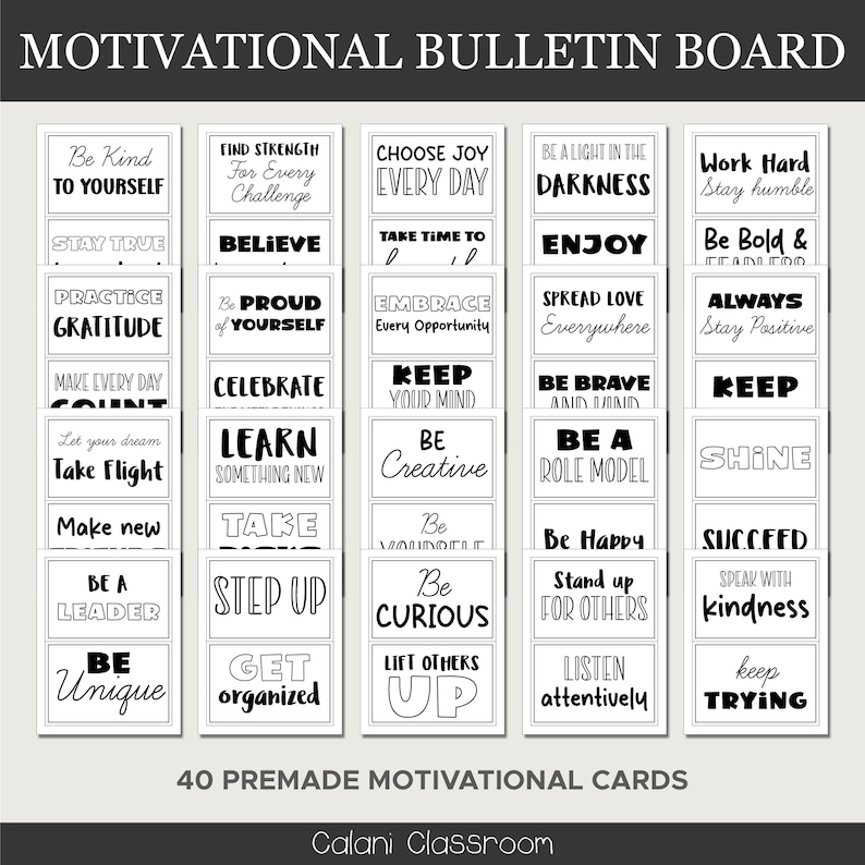 This is Your Year Bulletin Board Kit, Motivational Bulletin Board ...