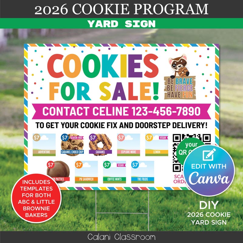 Cookie Sign Yard Sign - Etsy