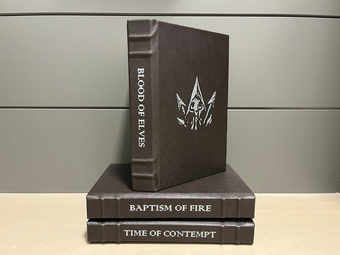 The WITCHER 3 Book Set by Andrzej Sapkowski Premium - Etsy