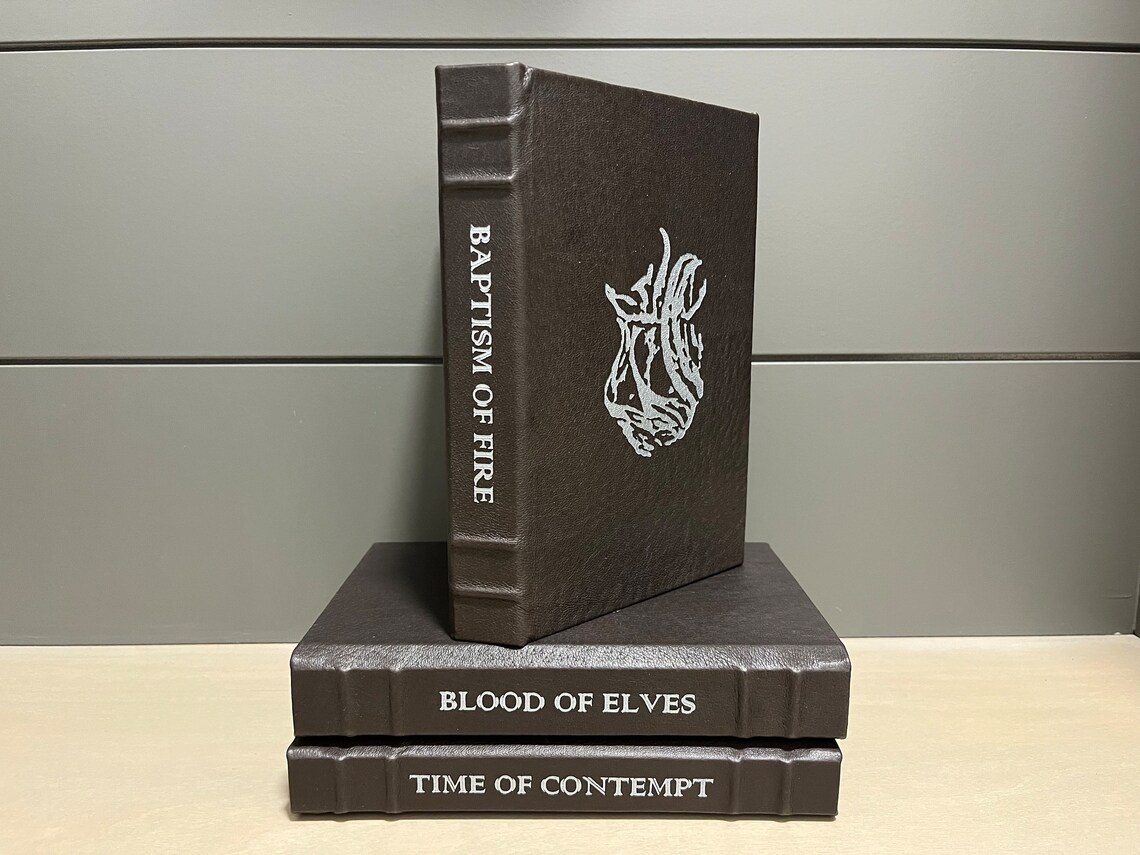 The WITCHER 3 Book Set by Andrzej Sapkowski Premium - Etsy