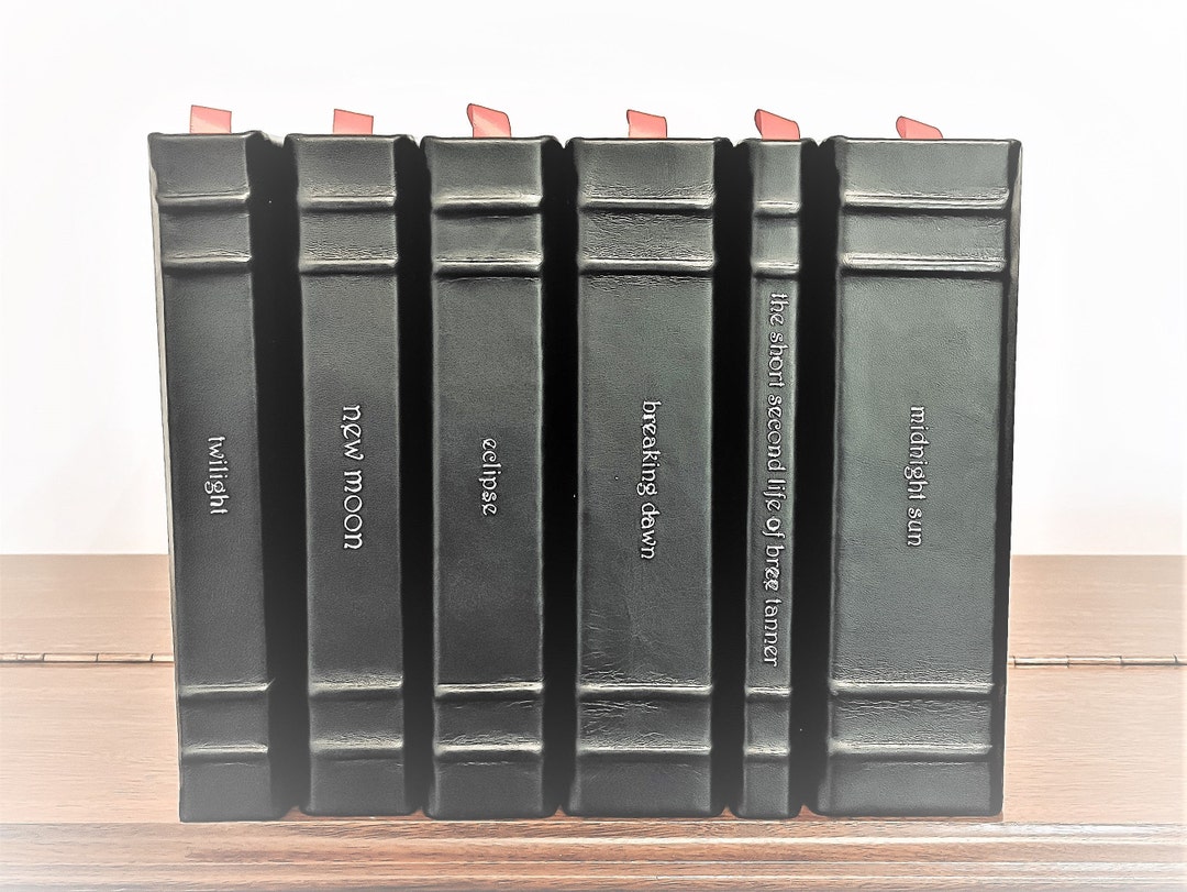 TWILIGHT 6 Book Saga - Handmade Leatherbound - Premium Leather Bound ...