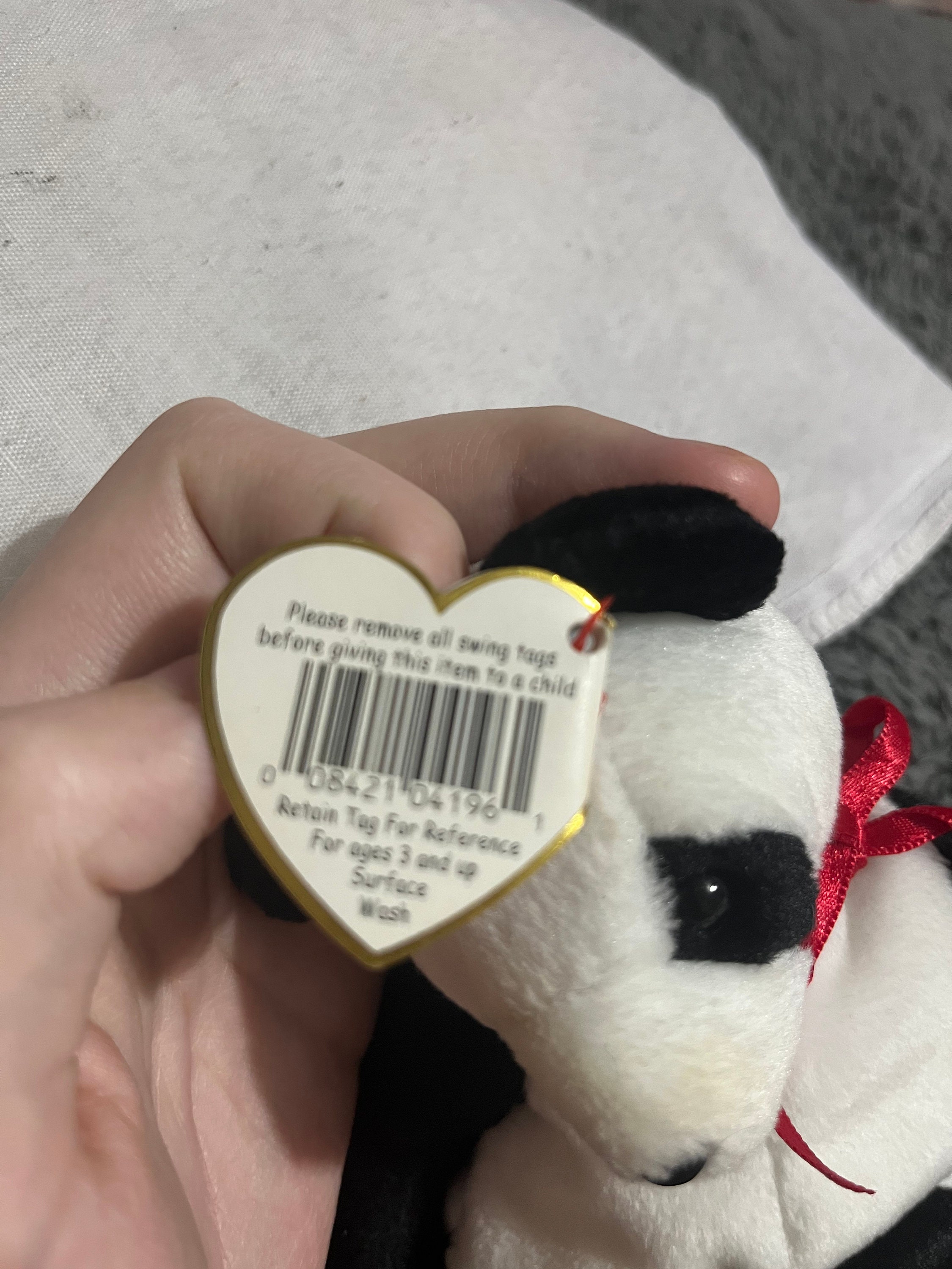 Rare Fortune Beanie Baby With ERRORS, Ty Beanie Baby Bear, Collector ...