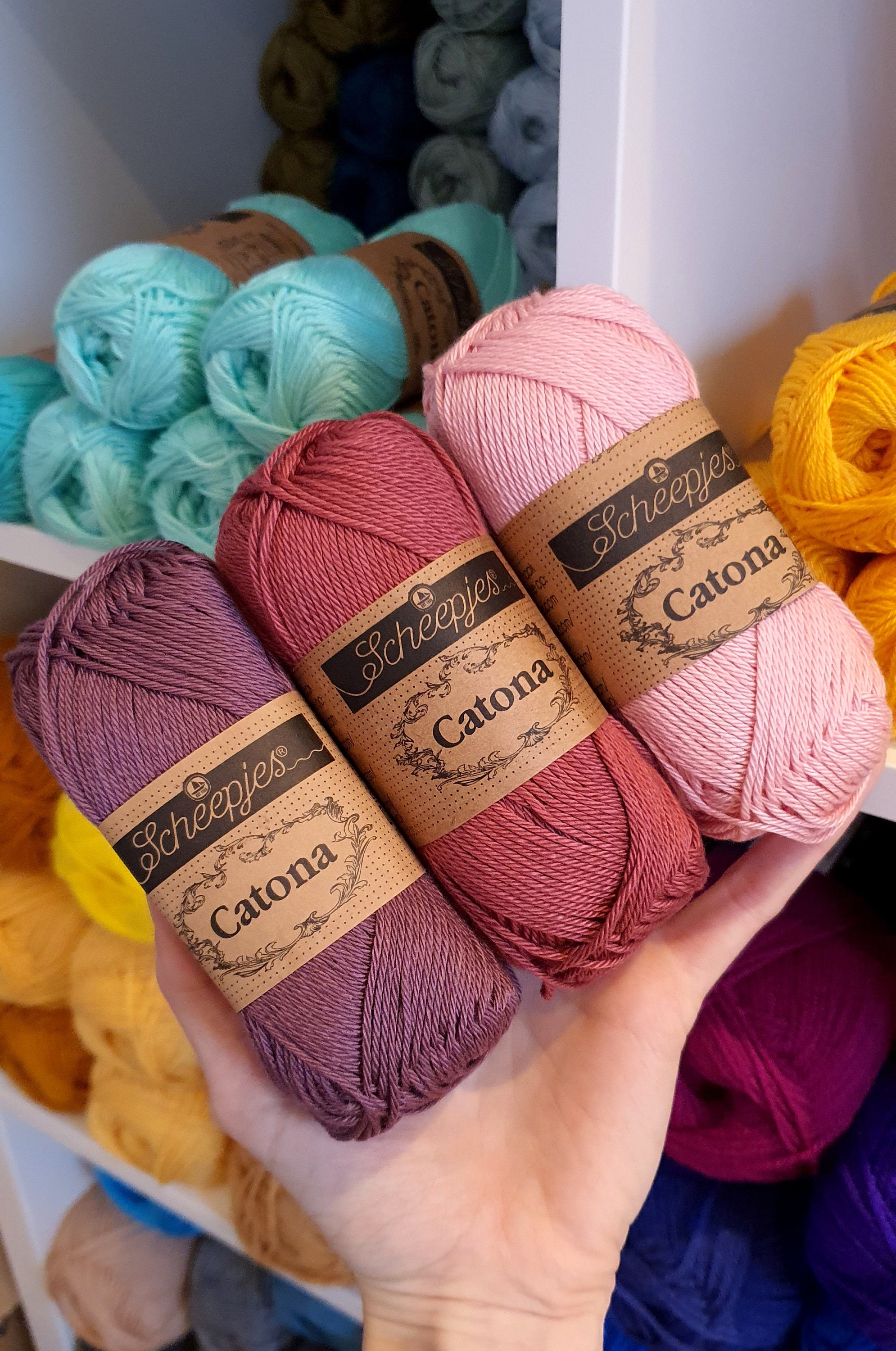 Scheepjes Catona 50g 1b Cindy's Yarn Shop - Etsy Australia