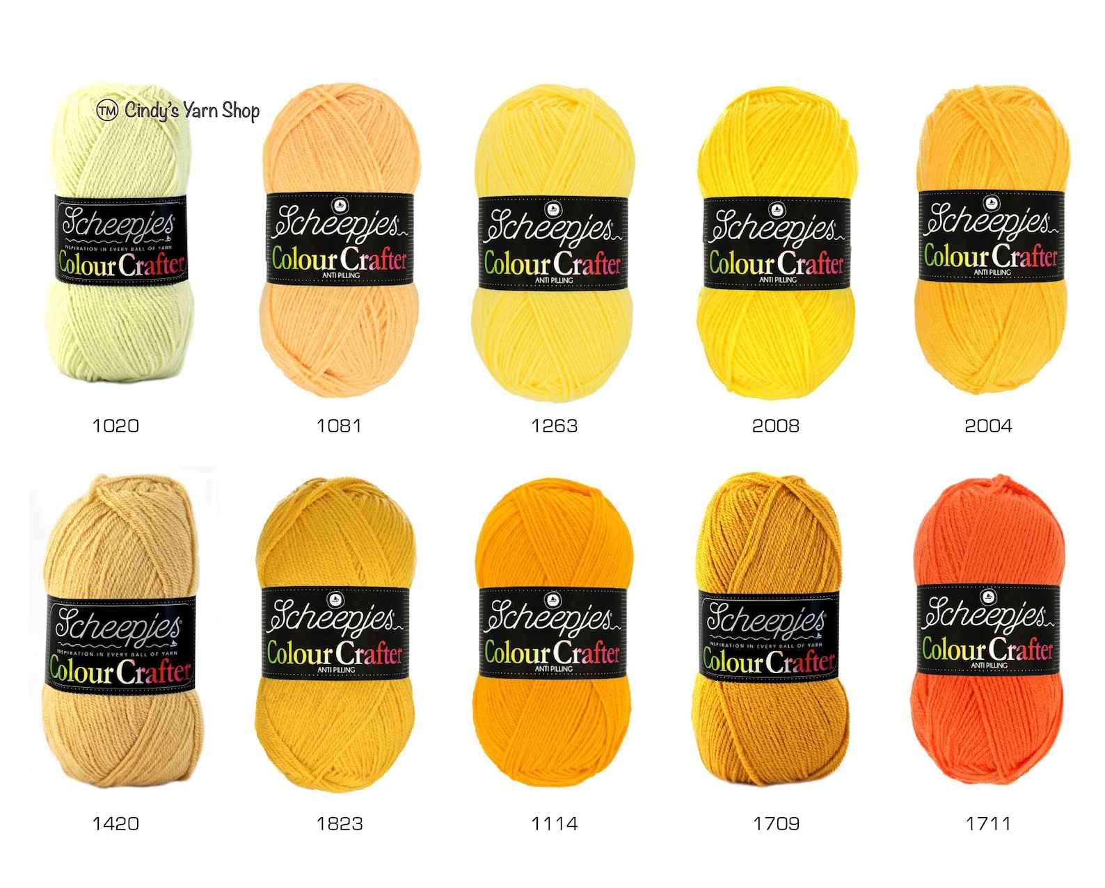 Scheepjes Color Crafter 100g Weiches und glattes Acrylgarn - Etsy.de