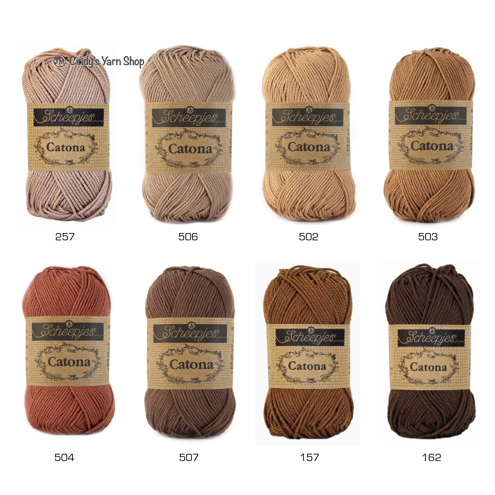 Scheepjes Catona 50g 1b Cindy's Yarn Shop - Etsy Australia
