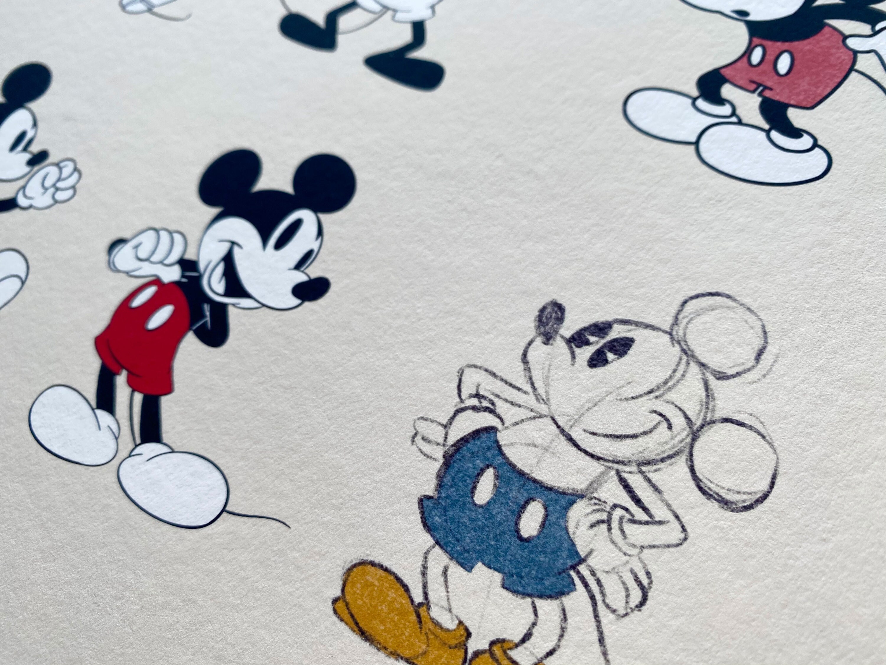 Evolution of Minnie Mouse illustration print Disney | Etsy