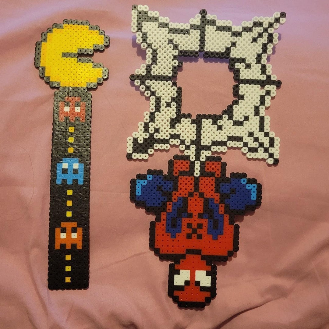 Pacman Perler Bead Large Bookmark - Etsy