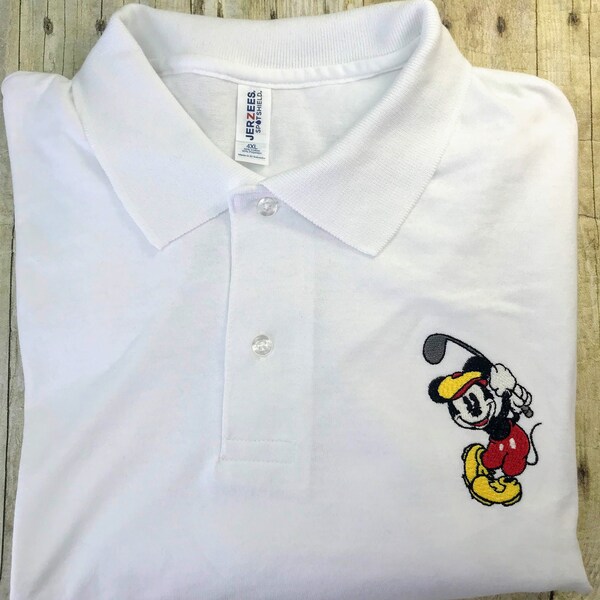 Mickey Golf Shirt - Etsy