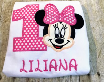 Mickey Mouse Yippee I'm Three Personalized Birthday Shirt | Etsy