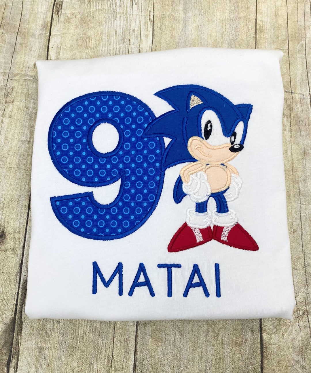 Sonic the Hedgehog Personalized Birthday Shirt - Etsy