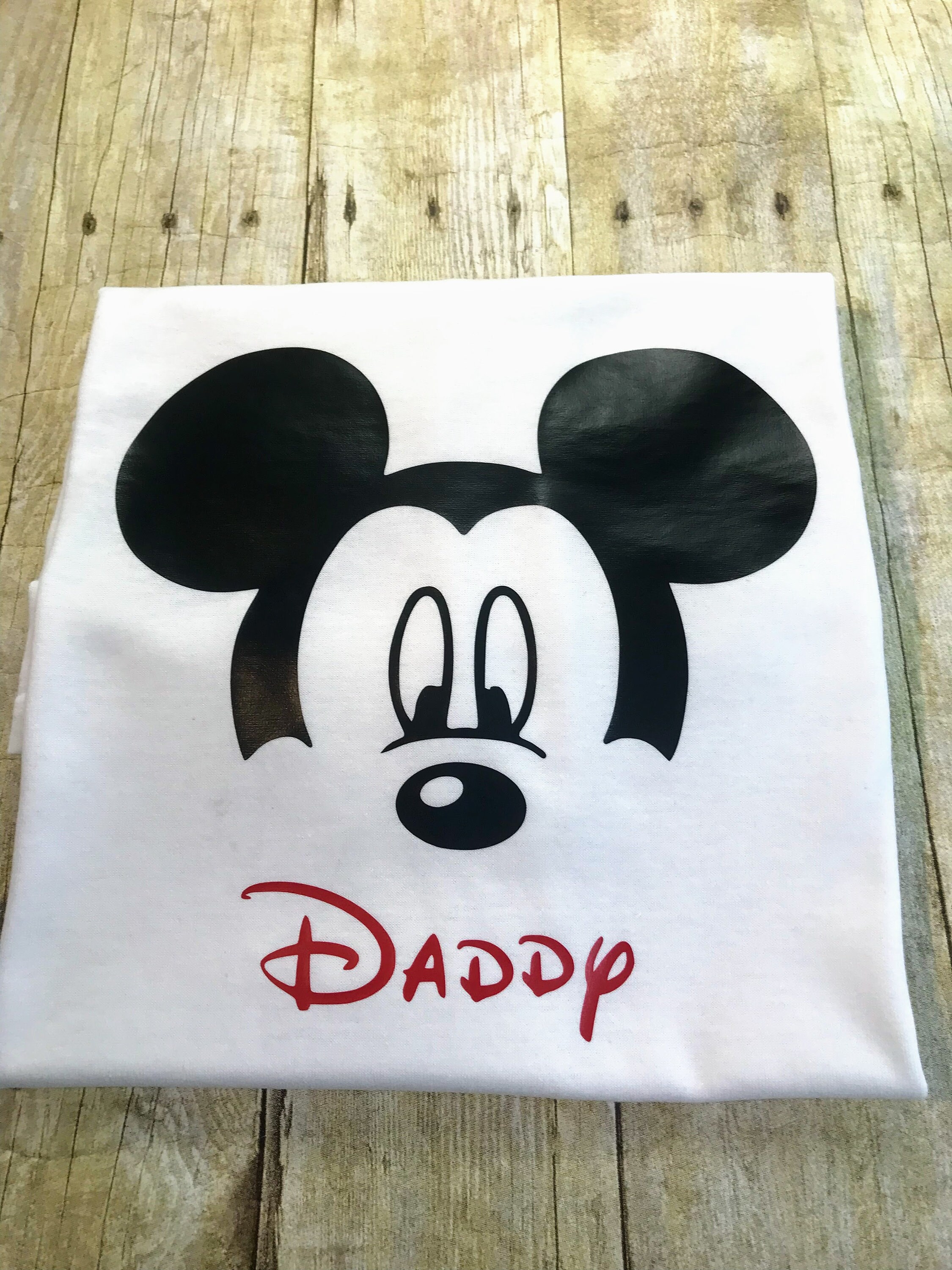 Mickey Mouse Personalized Vinyl Shirt | Etsy