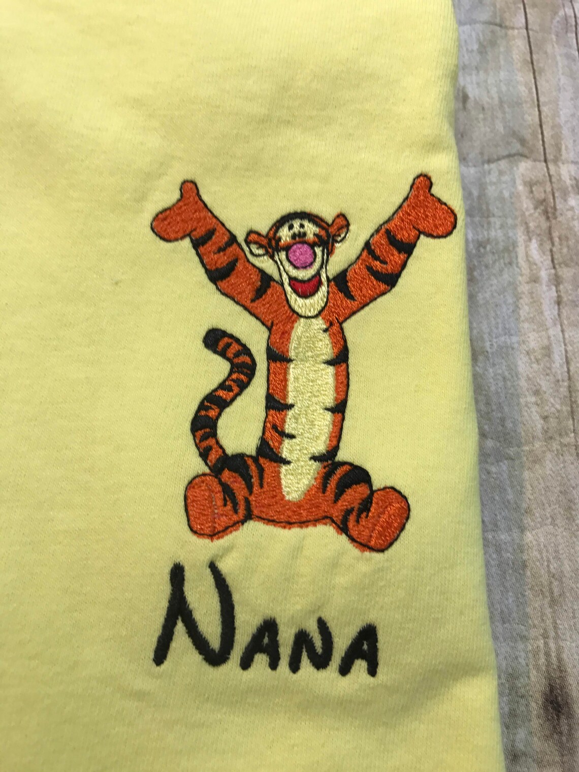 Tigger Personalized Embroidered Tee Shirt - Etsy