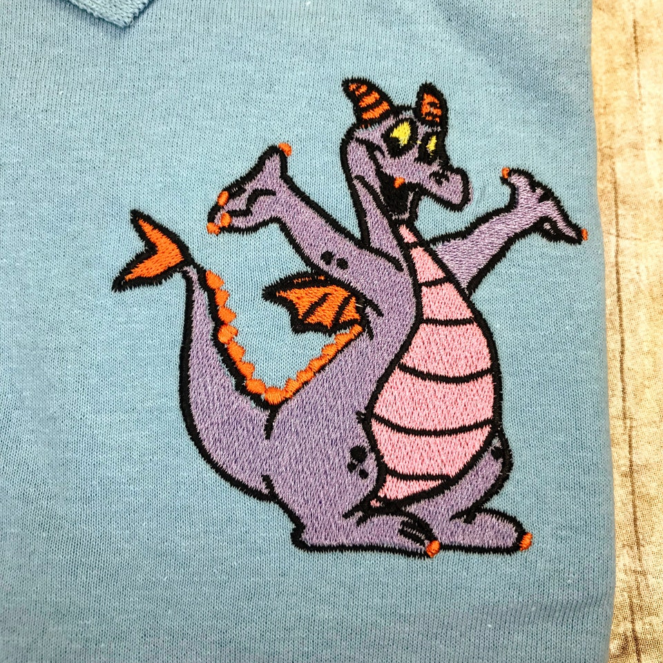 Figment Sketch Art Embroidered Polo Shirt sold by Kacey Eisenhauer ...