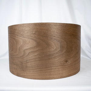 American Walnut Lampshade for Floor Lamp or Table Lamp, Brown Wooden ...