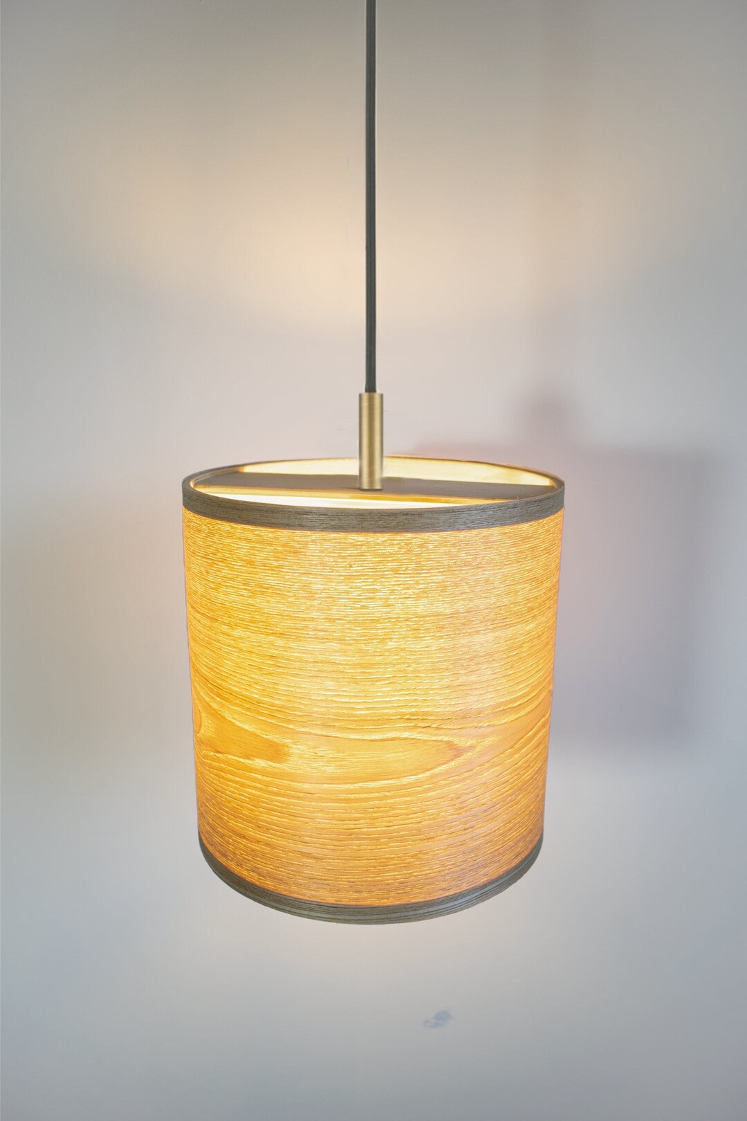 20 Cm Wooden Ceiling Light Ash Lightshade for Pendant Lights Ideal for ...