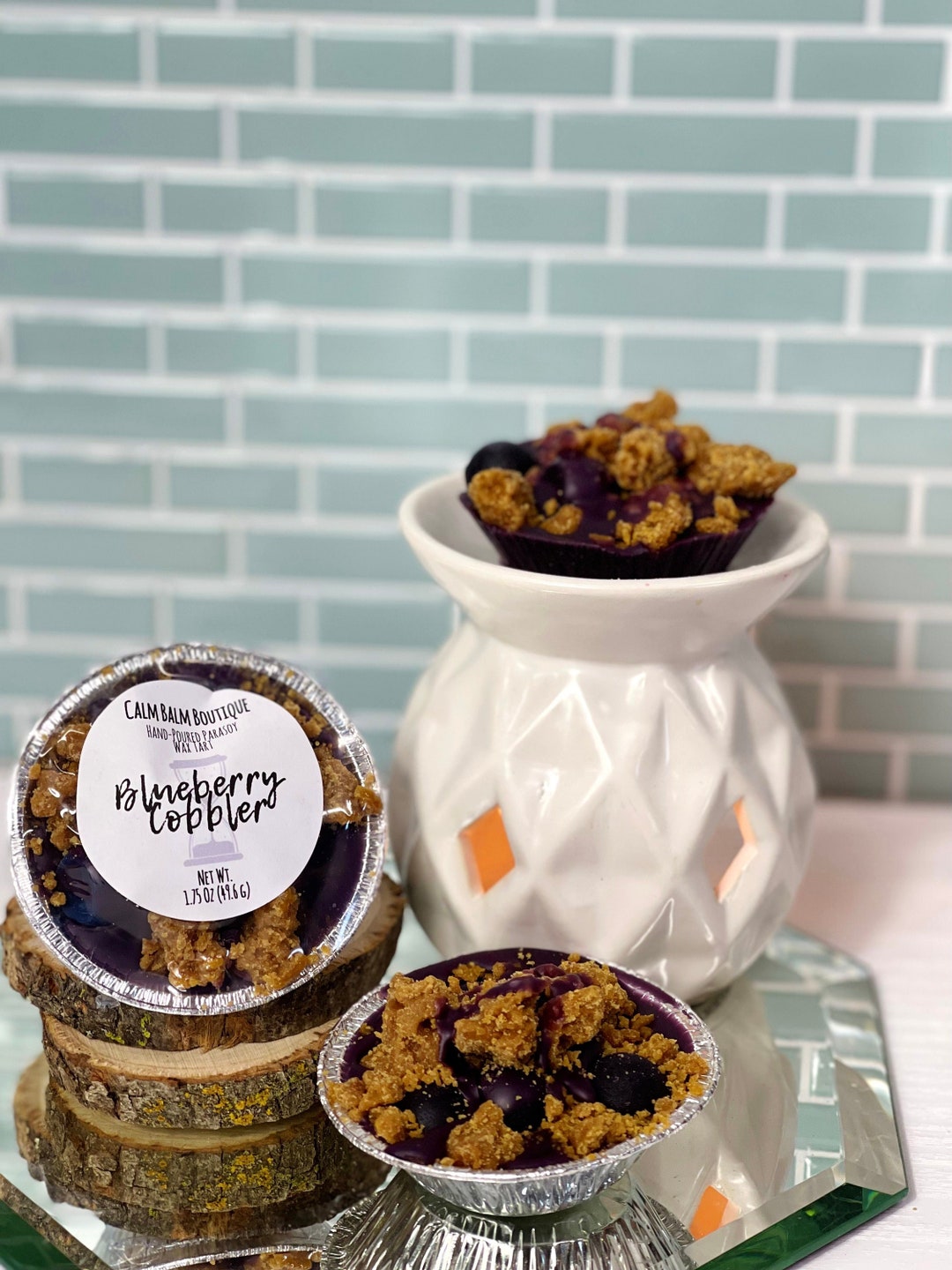 Blueberry Cobbler Wax Melt, Bakery Wax Melt, Housewarming Gift, Fruity ...