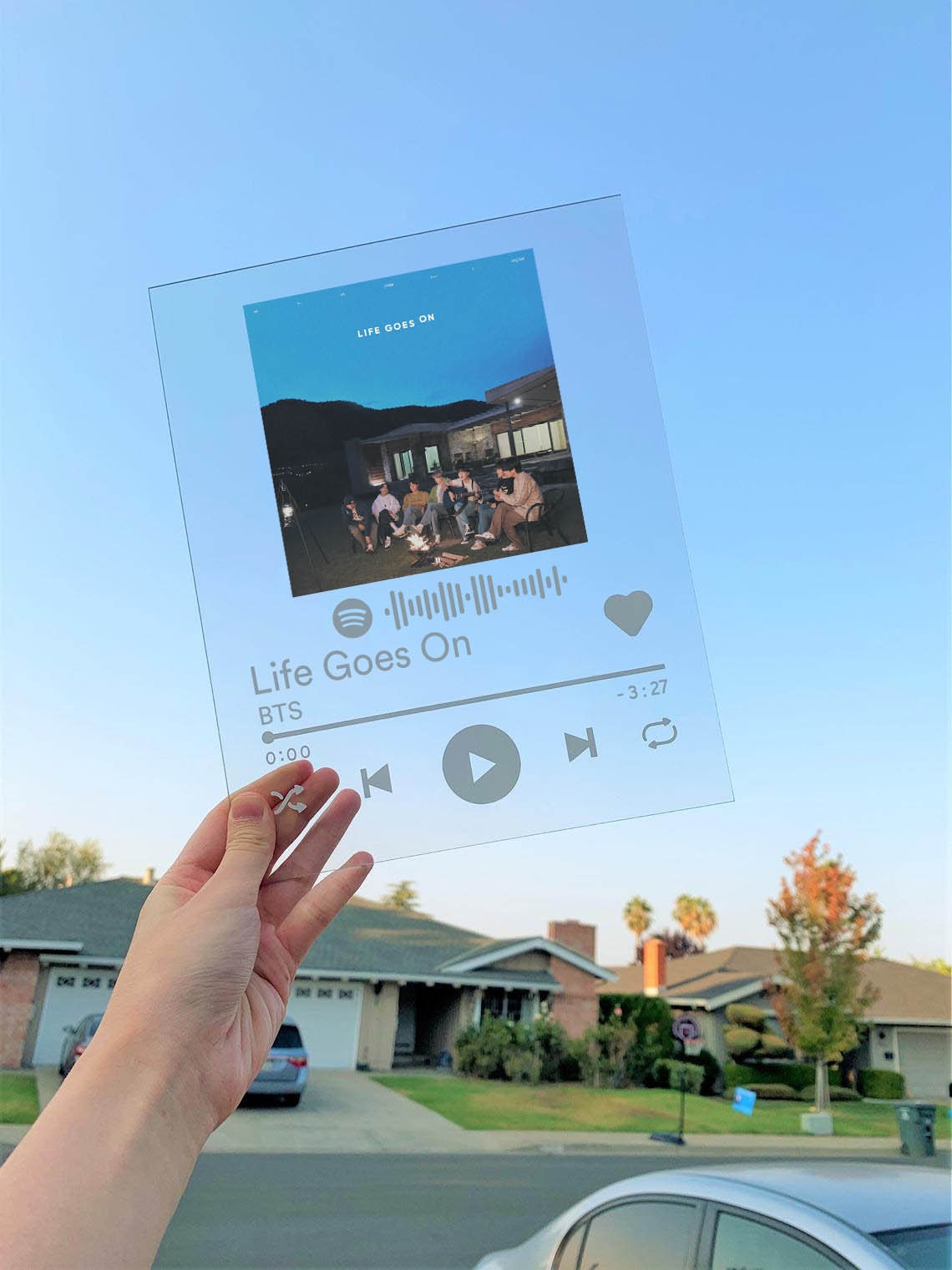 PREMIUM BTS Life Goes On Spotify Song Album Cover Music Poster | Etsy