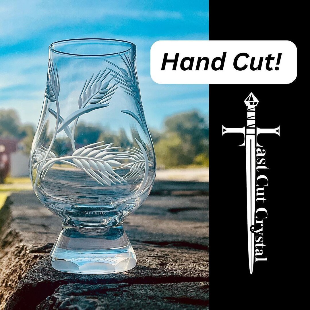 Engraved Glencairn Glass Whiskey Tasting Nosing Fancy Barware Home ...