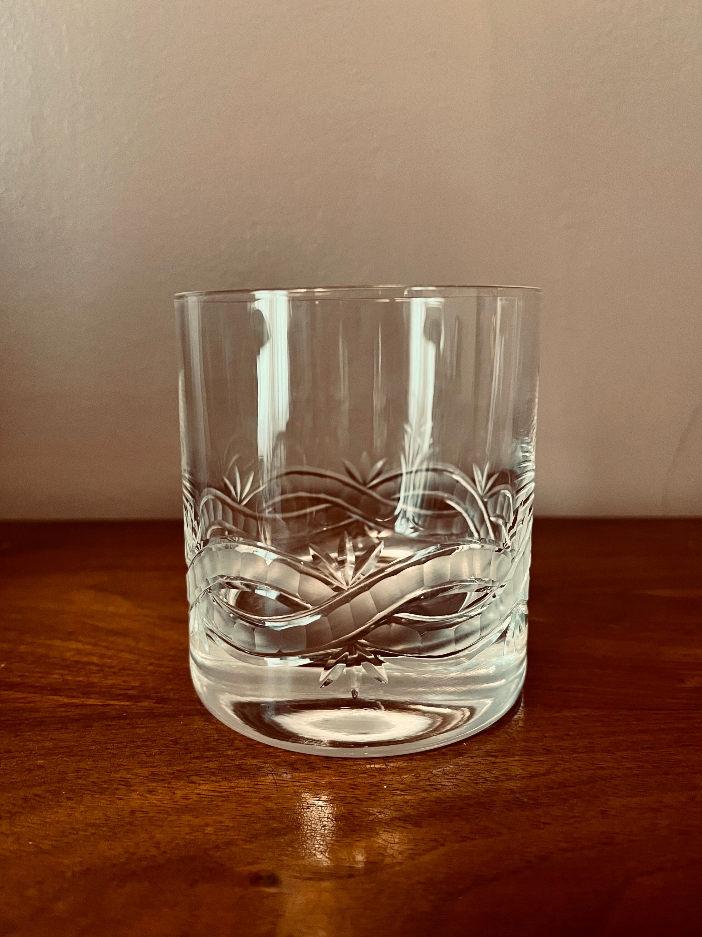Personalized Whiskey Glass for Grandpa Monogram Bourbon Tumbler Gift ...