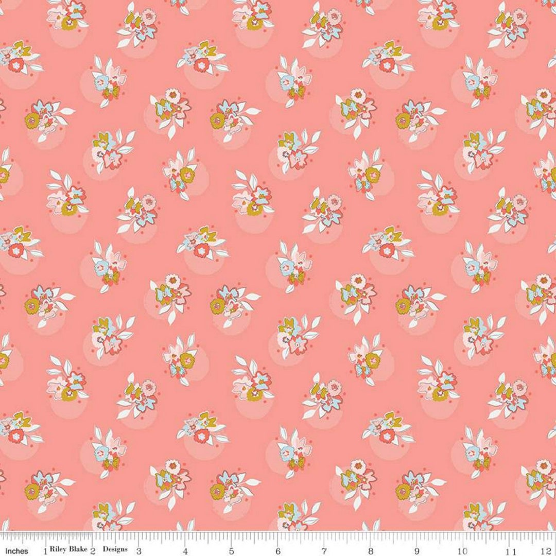PETALS & POTS - Floral - Pink - Gabrielle Neil Design - Riley Blake ...