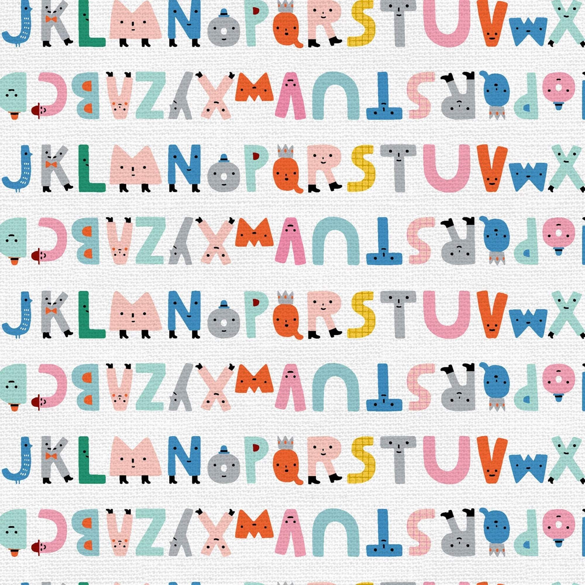 ANIMAL ALPHABET Alphabet Stripe Multi Color by Suzy Ultman - Etsy