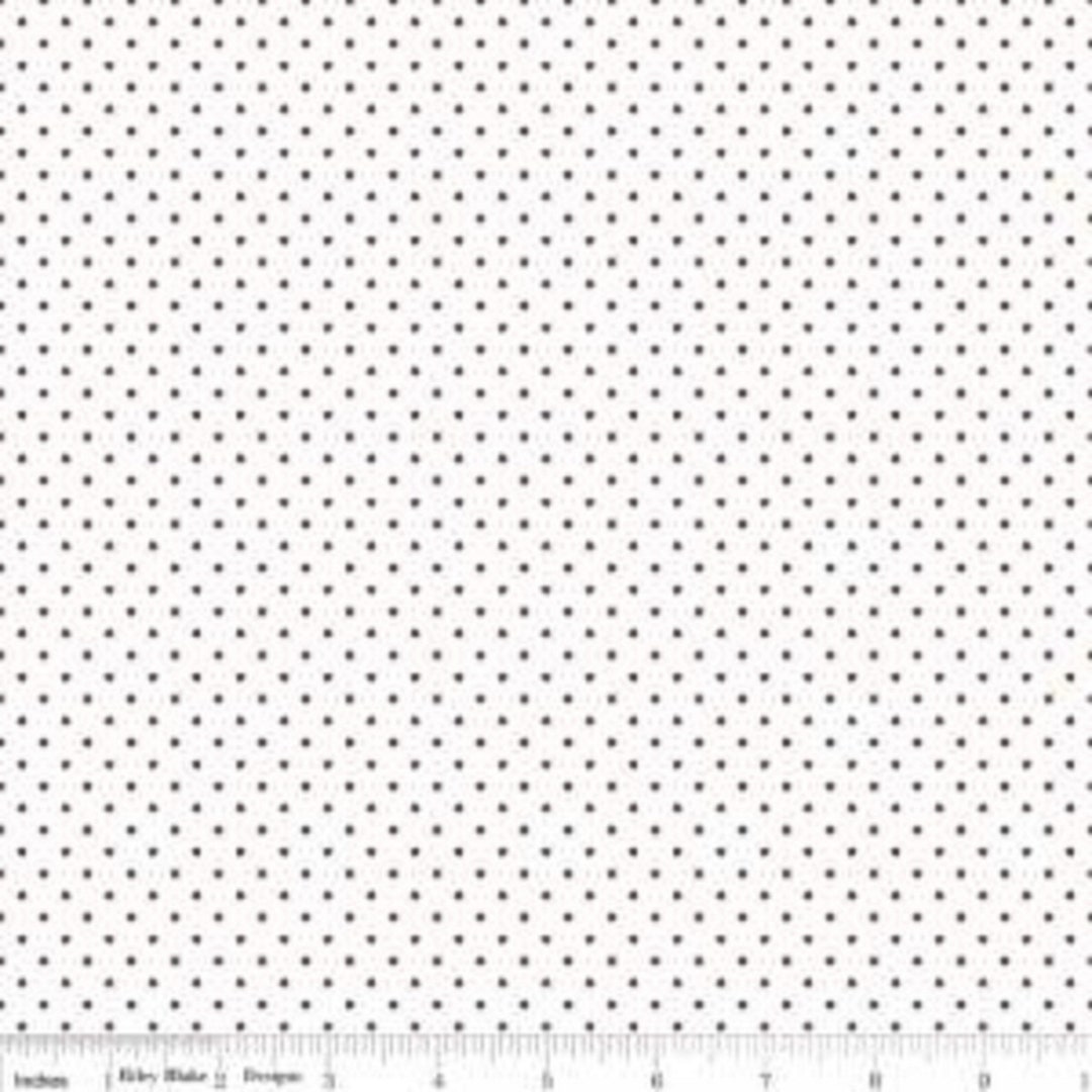 SWISS DOT - Brown Color Polka Dots on Solid White Color Quilting Cotton ...