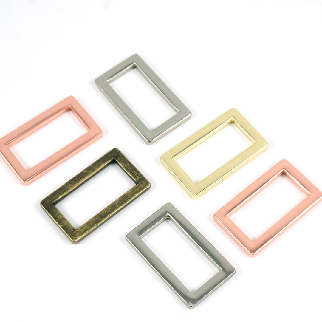 FLAT Rectangle Ring 1 Inch 1 Inch One Inch 25mm Bag Hardware Multiple ...