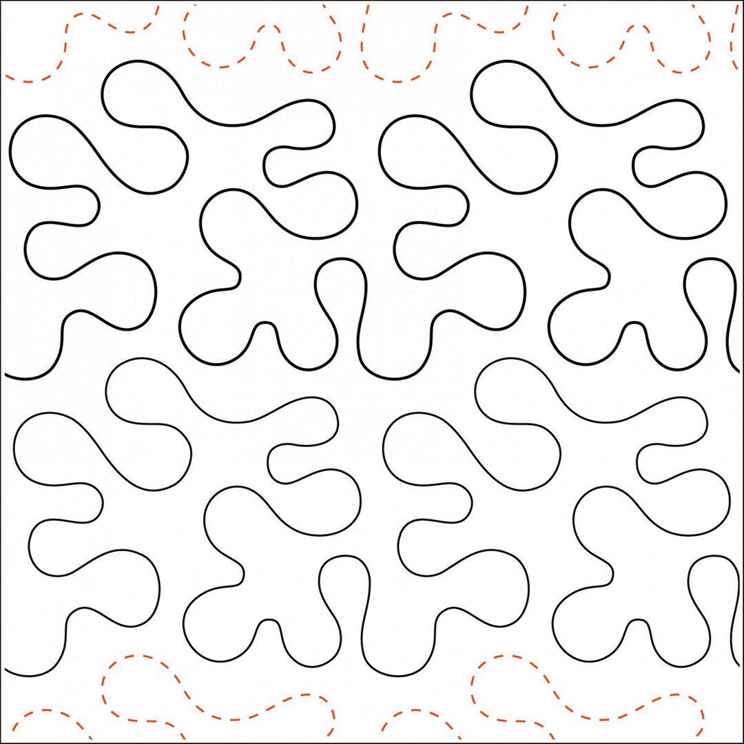 SCRIBBLES - Tear Away Paper - 4.5" Pattern - Package Contains Four 11 ...