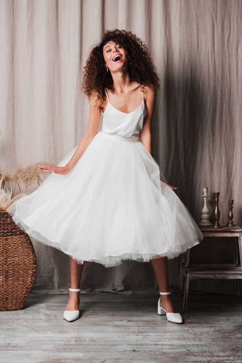 Wedding Tulle Skirt Bridal Tulle Skirt White Tulle Skirt - Etsy