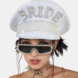 Cowgirl Hat Bride, White Bride Hat, Cowboy Hat With Veil, Bride Hat ...