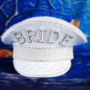 Cowgirl Hat Bride, White Bride Hat, Cowboy Hat With Veil, Bride Hat ...