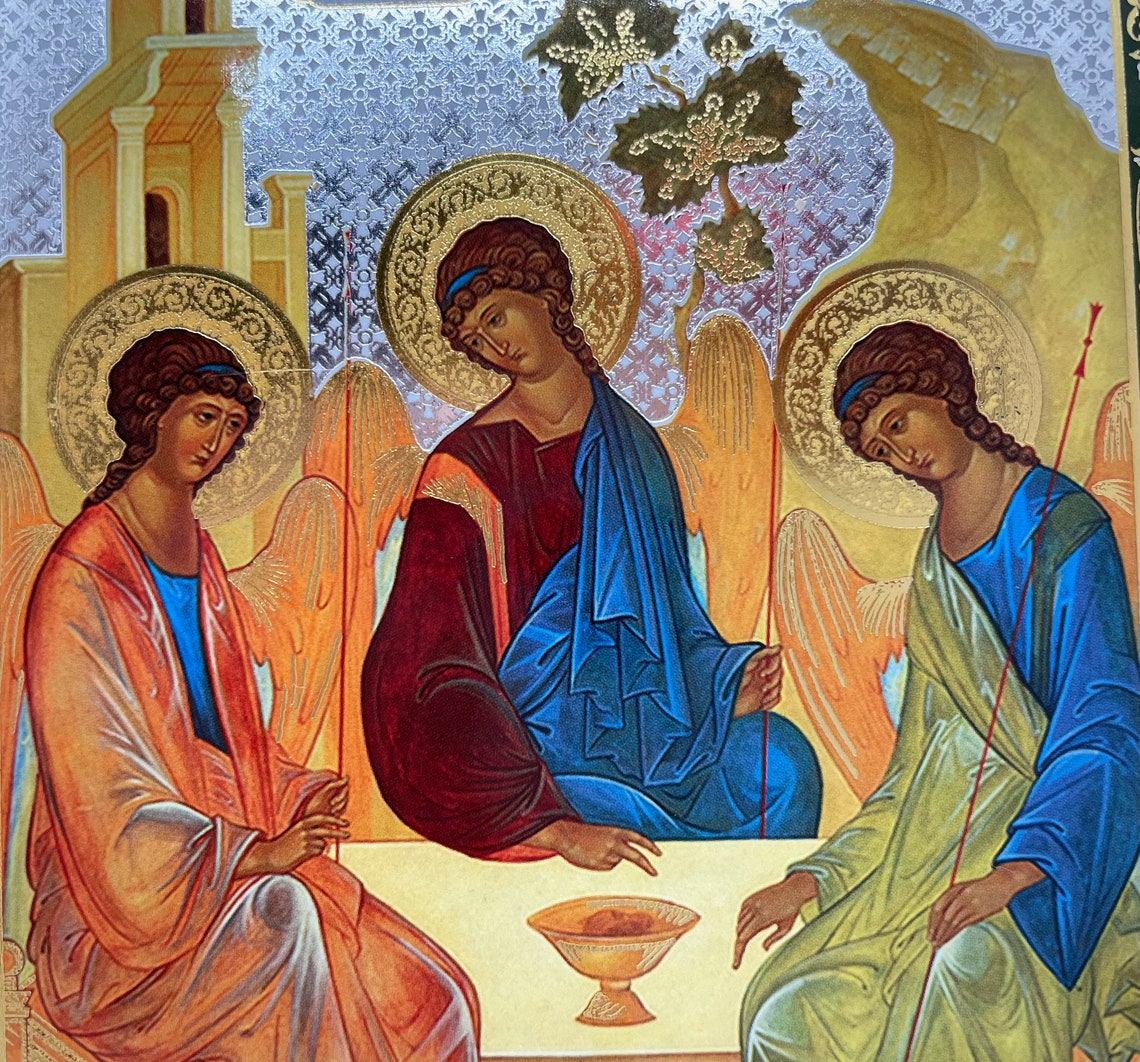 Holy trinity icon | Etsy