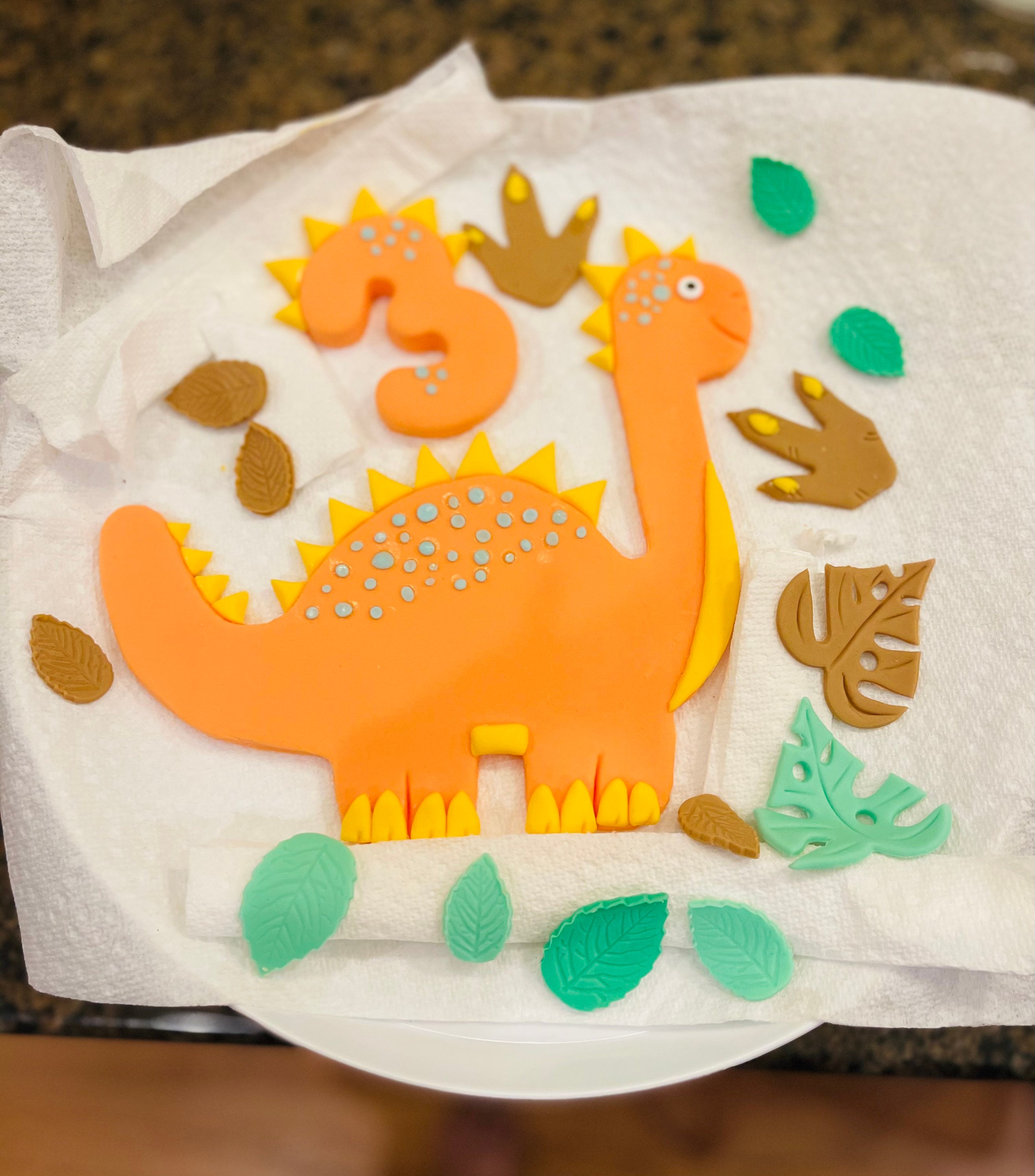 Handmade Dinosaur Cake Decoration Kit and Topper. - Etsy