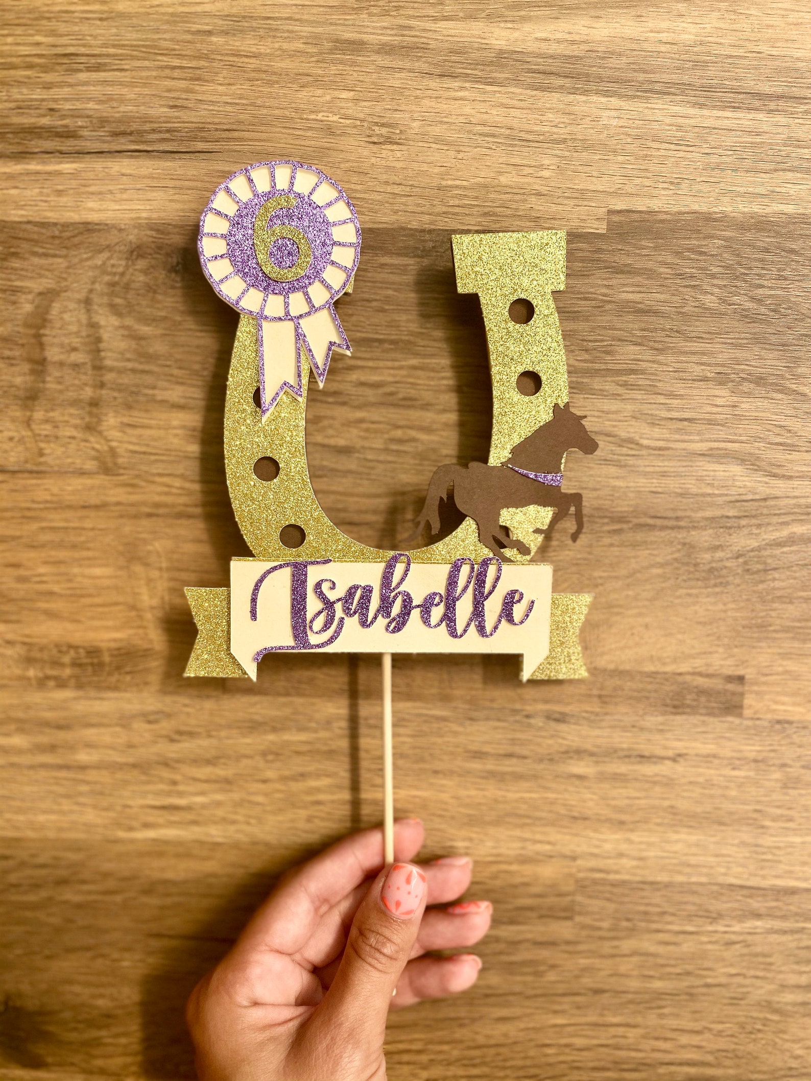 Tarta de Tema de Caballo Topper / Ecuestre / Herradura | Etsy