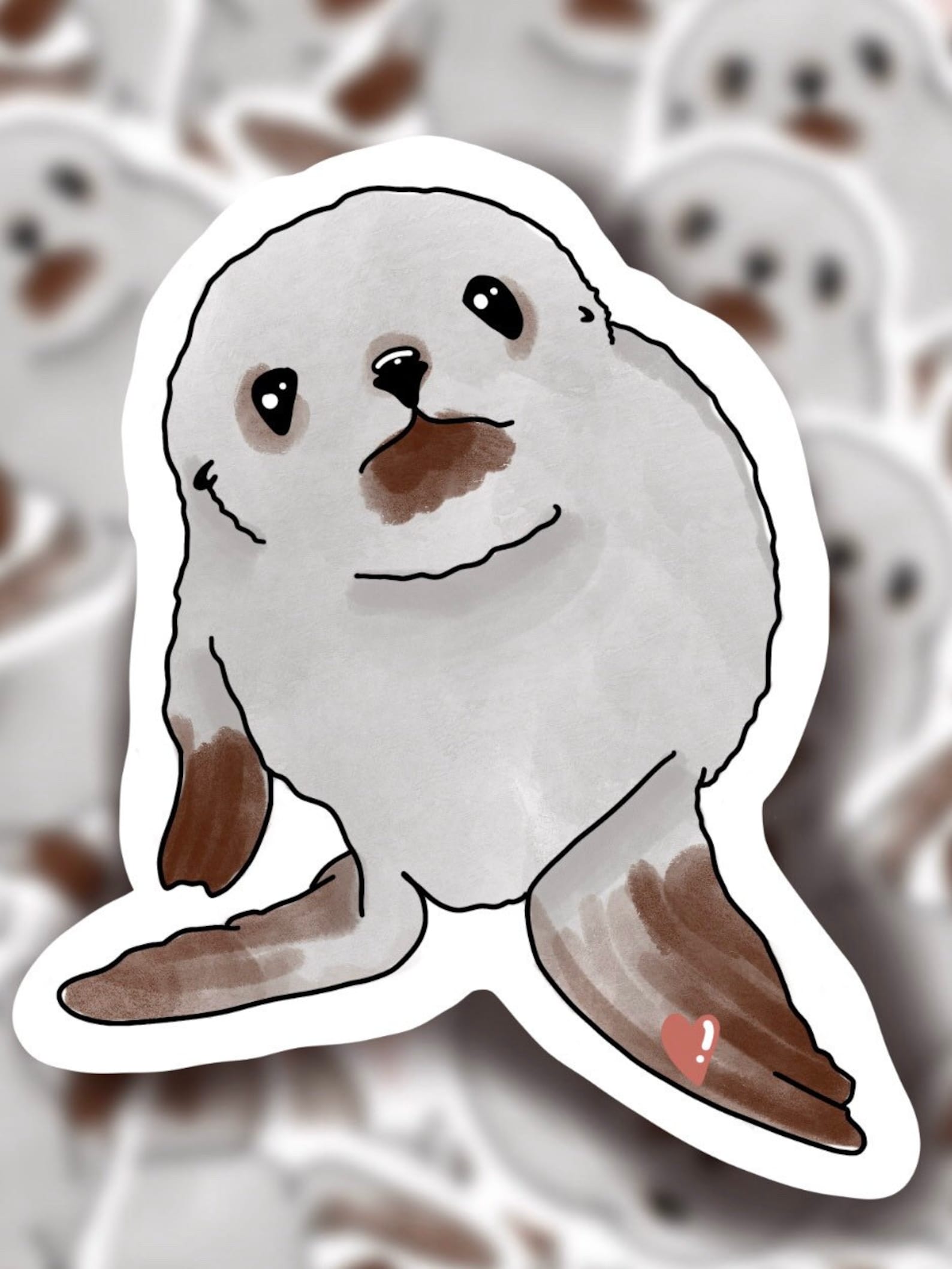 Baby Seal Sticker - Etsy