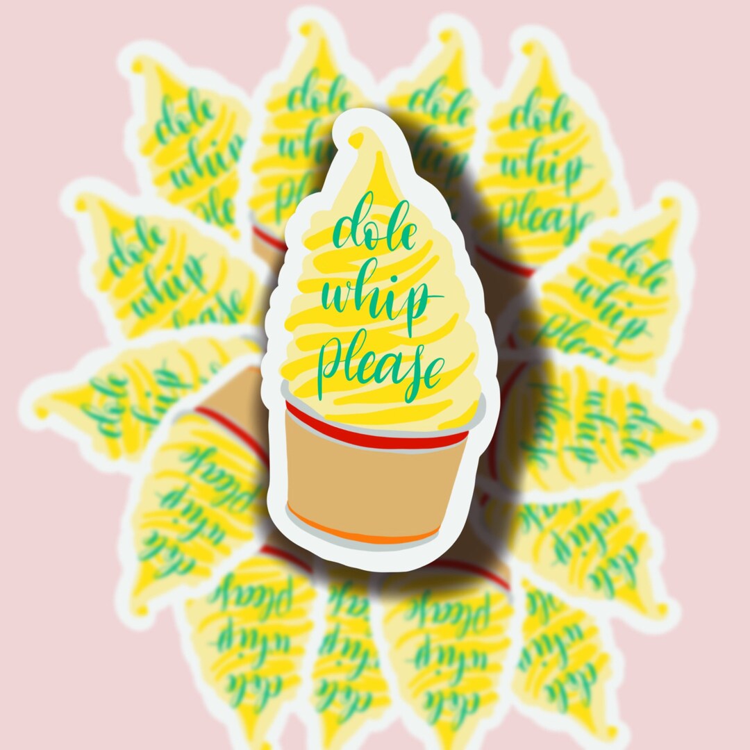 Dole Whip Sticker - Etsy