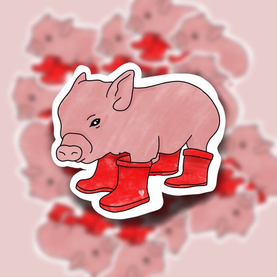 Piglet Sticker | Etsy