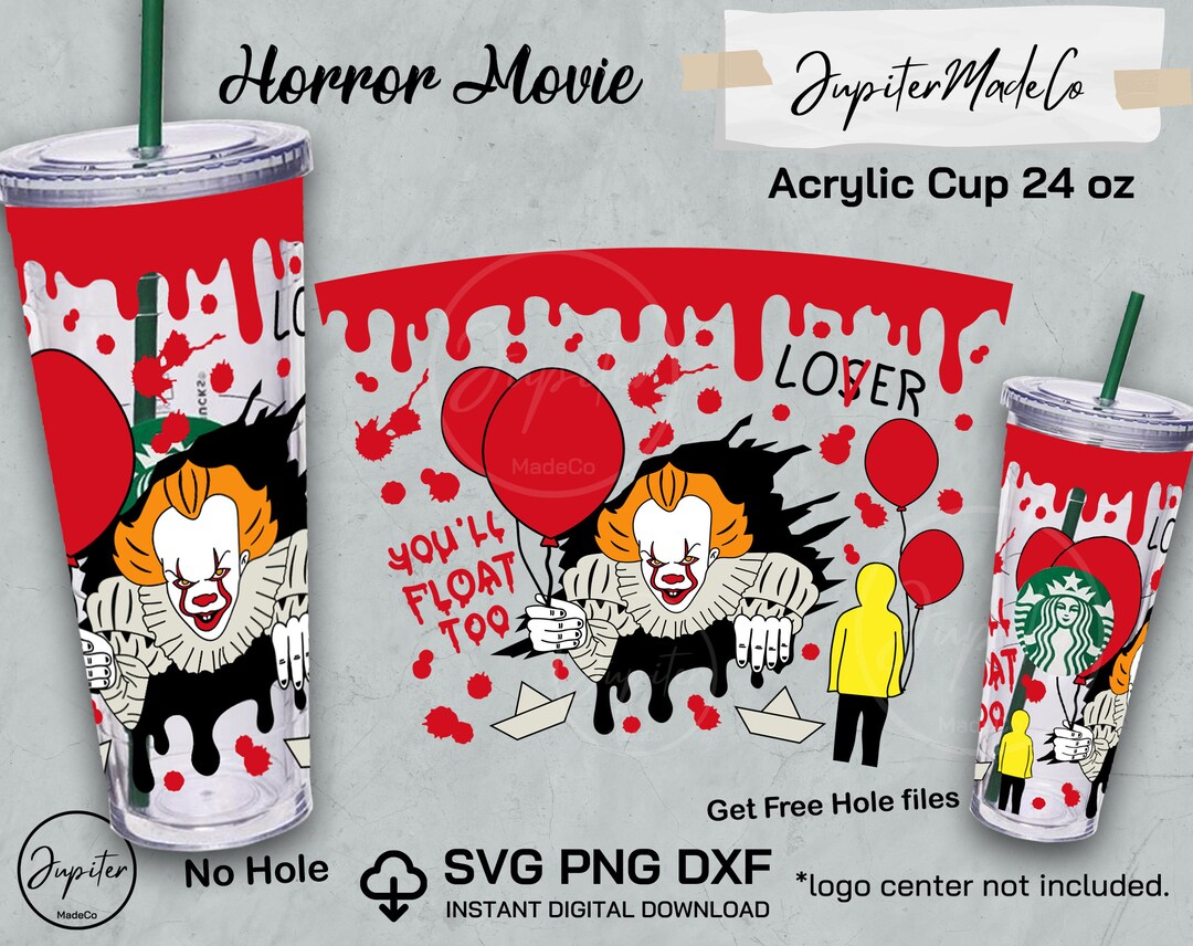 Pennywise Svg You will Float Too Svg Png Dxf Horror Wrap No - Etsy.de