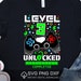 Level 3 Unlocked Svg 3rd Birthday Boy Gamer Svg Png Dxf High Resolution ...