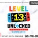 Level 13 Unlocked Svg 13th Birthday Boy Gamer, Game Controller Svg Png ...