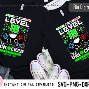 Level 15 Unlocked Svg 15th Birthday Boy Gamer Svg Png Dxf High ...