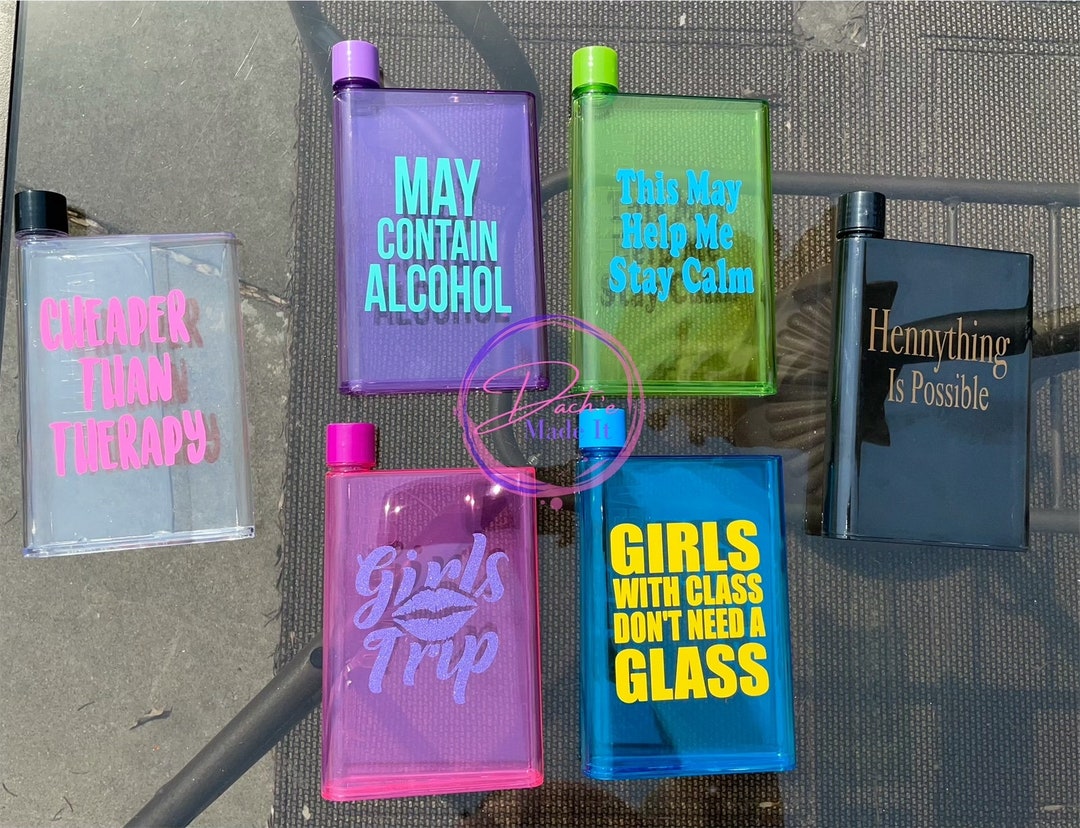 Notebook Water Hot Girl Summer Flask - Etsy