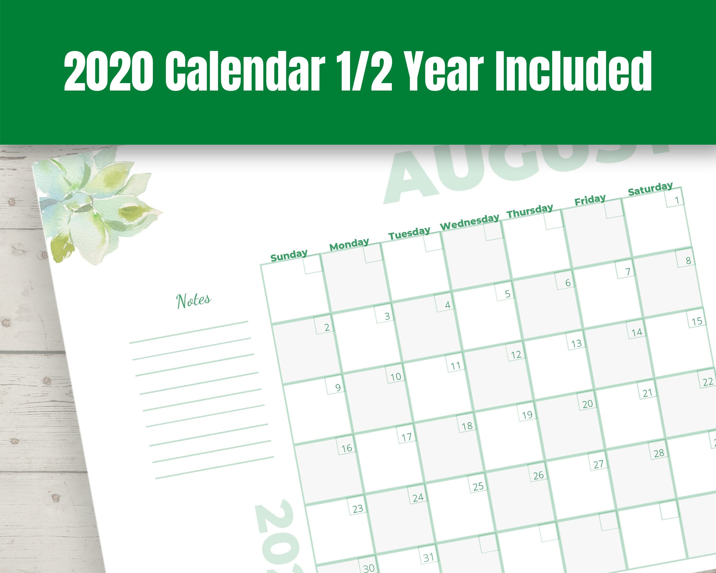 Printable Calendar Bundle - Etsy